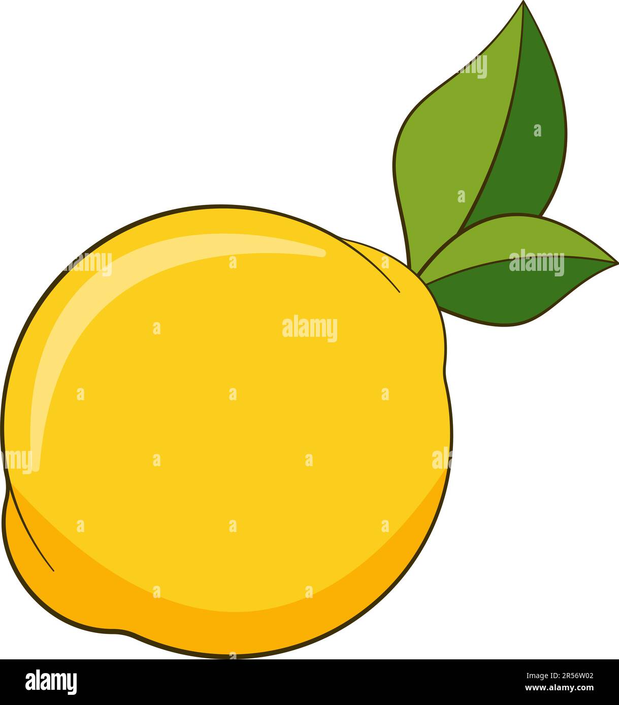 Lemon. Cartoon. Vector illustration Stock Vector Image & Art - Alamy