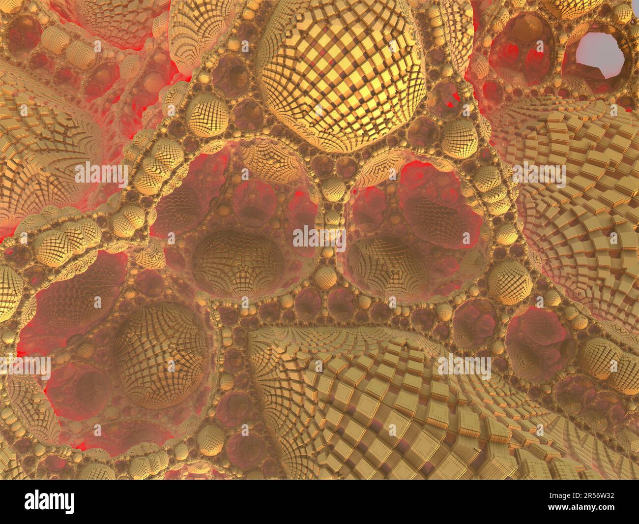 the surface of an alien planet under an alien sun 3d rendering Stock ...
