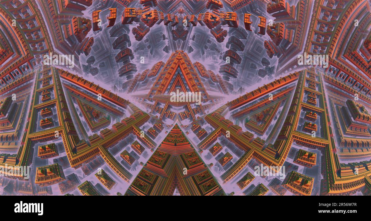 the surface of an alien planet under an alien sun 3d rendering Stock ...