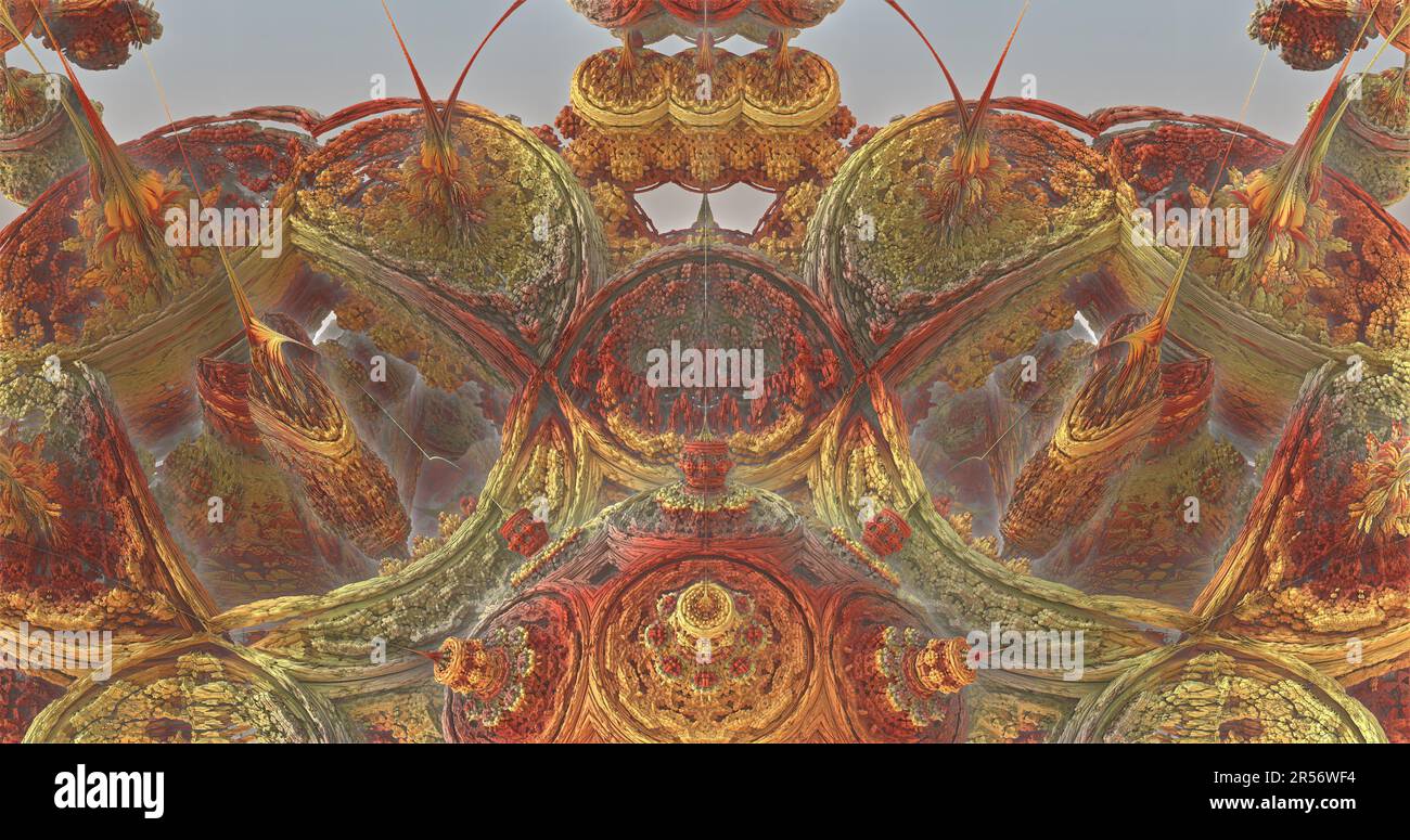 the surface of an alien planet under an alien sun 3d rendering Stock ...