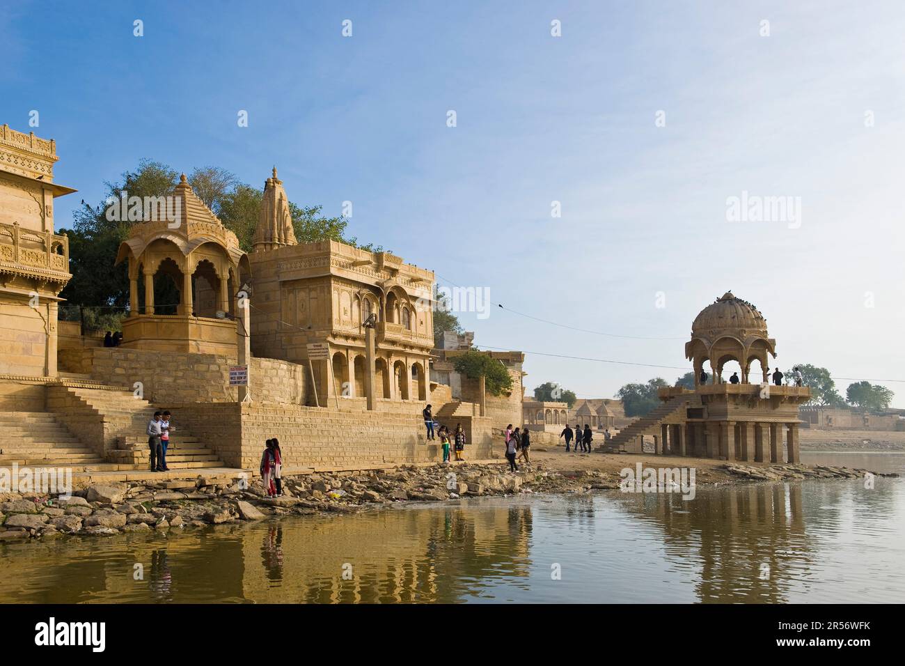 Gadisar tank. jaisalmer. rajasthan. India Stock Photo - Alamy