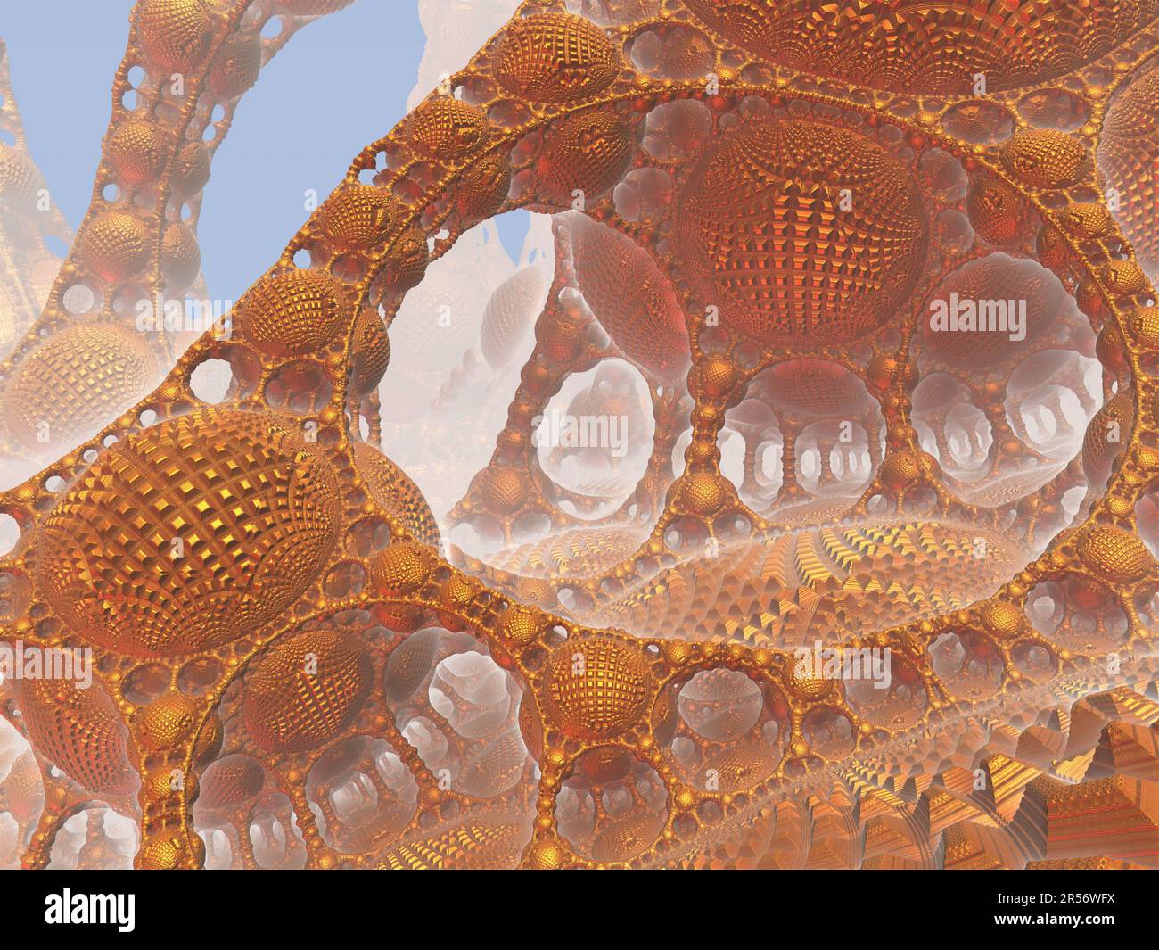 the surface of an alien planet under an alien sun 3d rendering Stock ...