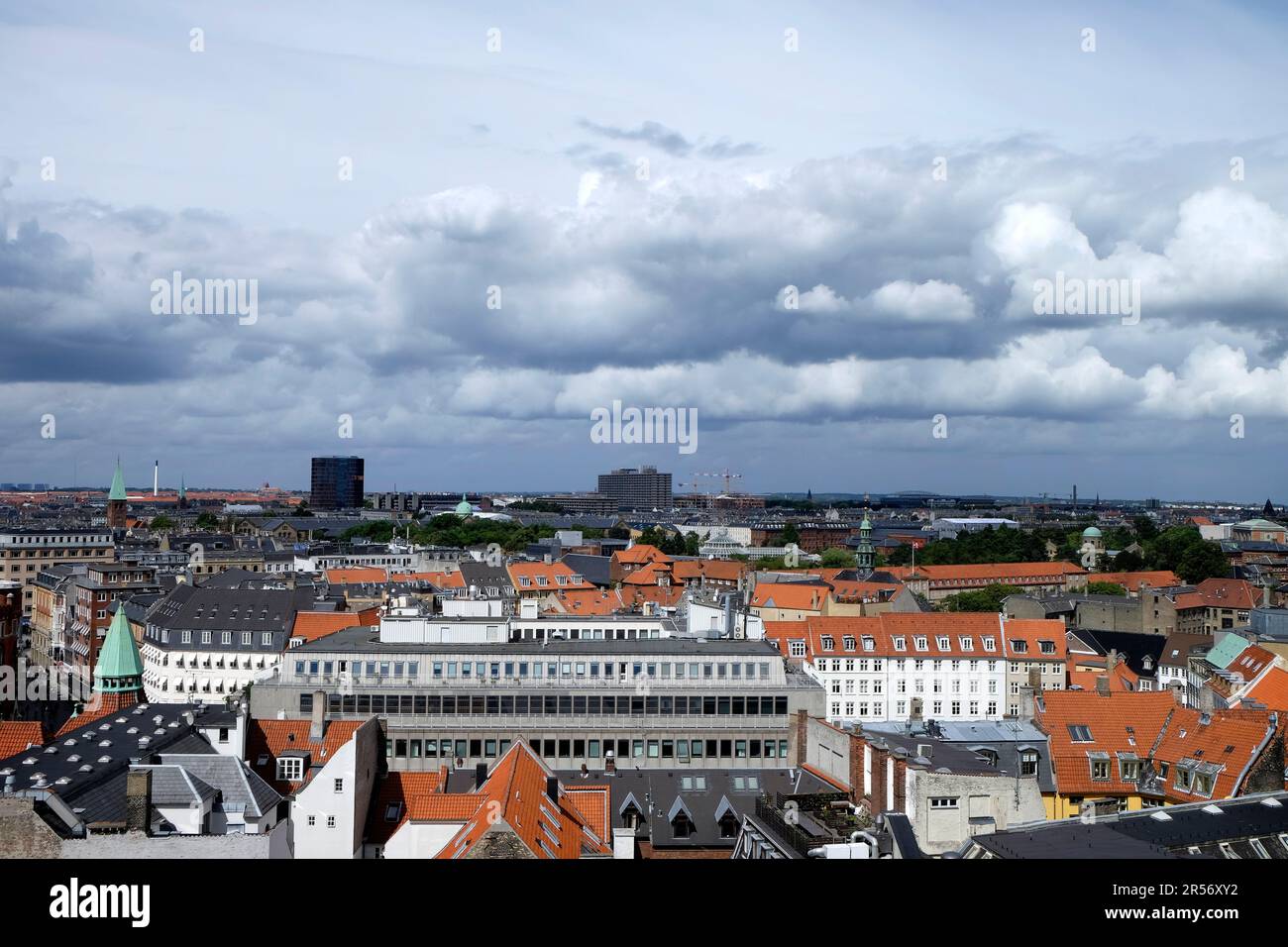 Denmark. Copenhagen. View from circular tower Stock Photo - Alamy