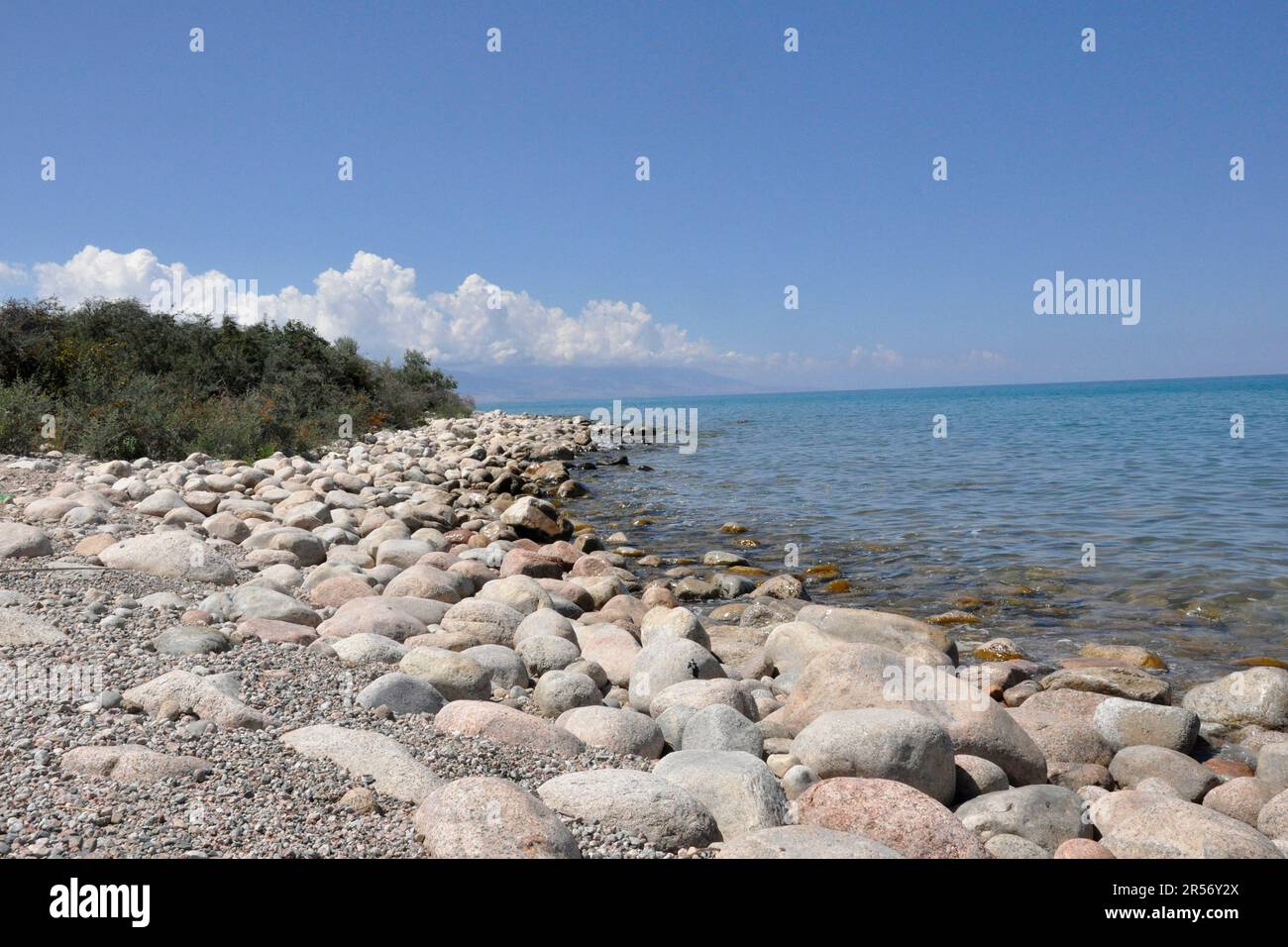 Geography kyrgyzstan lake issik kul asia hi-res stock photography and ...