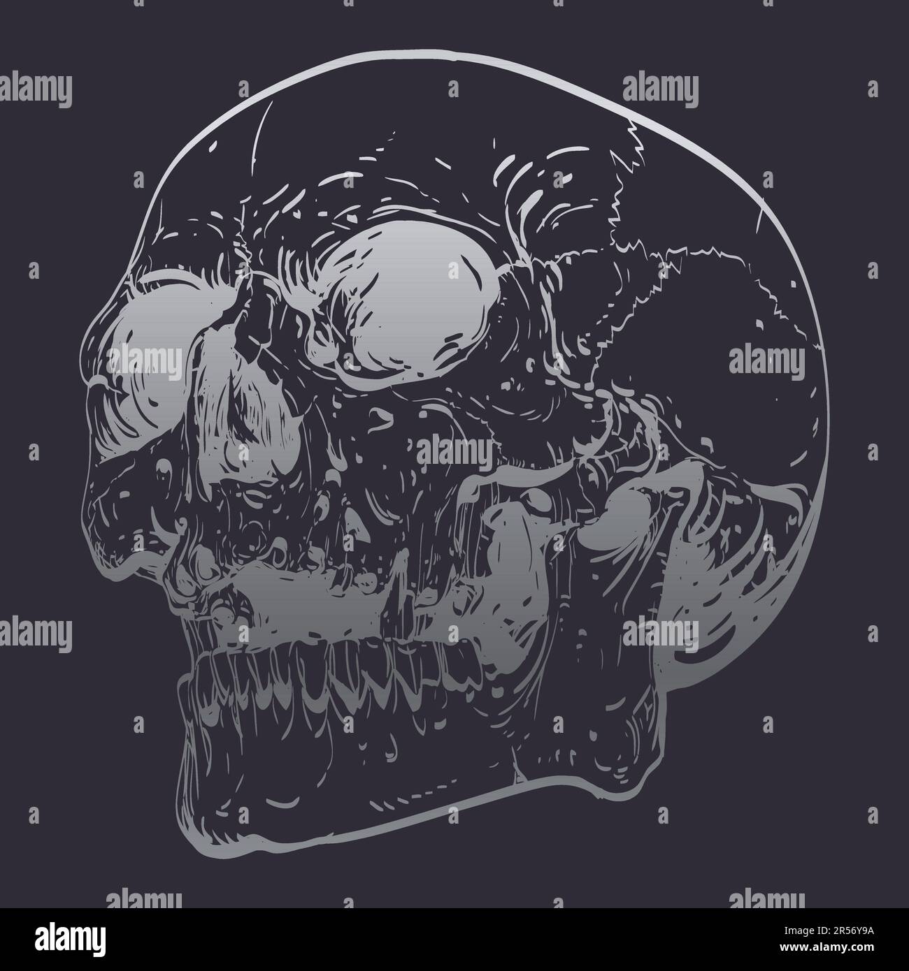 Skull and bones vector Stock Vector Image & Art - Alamy