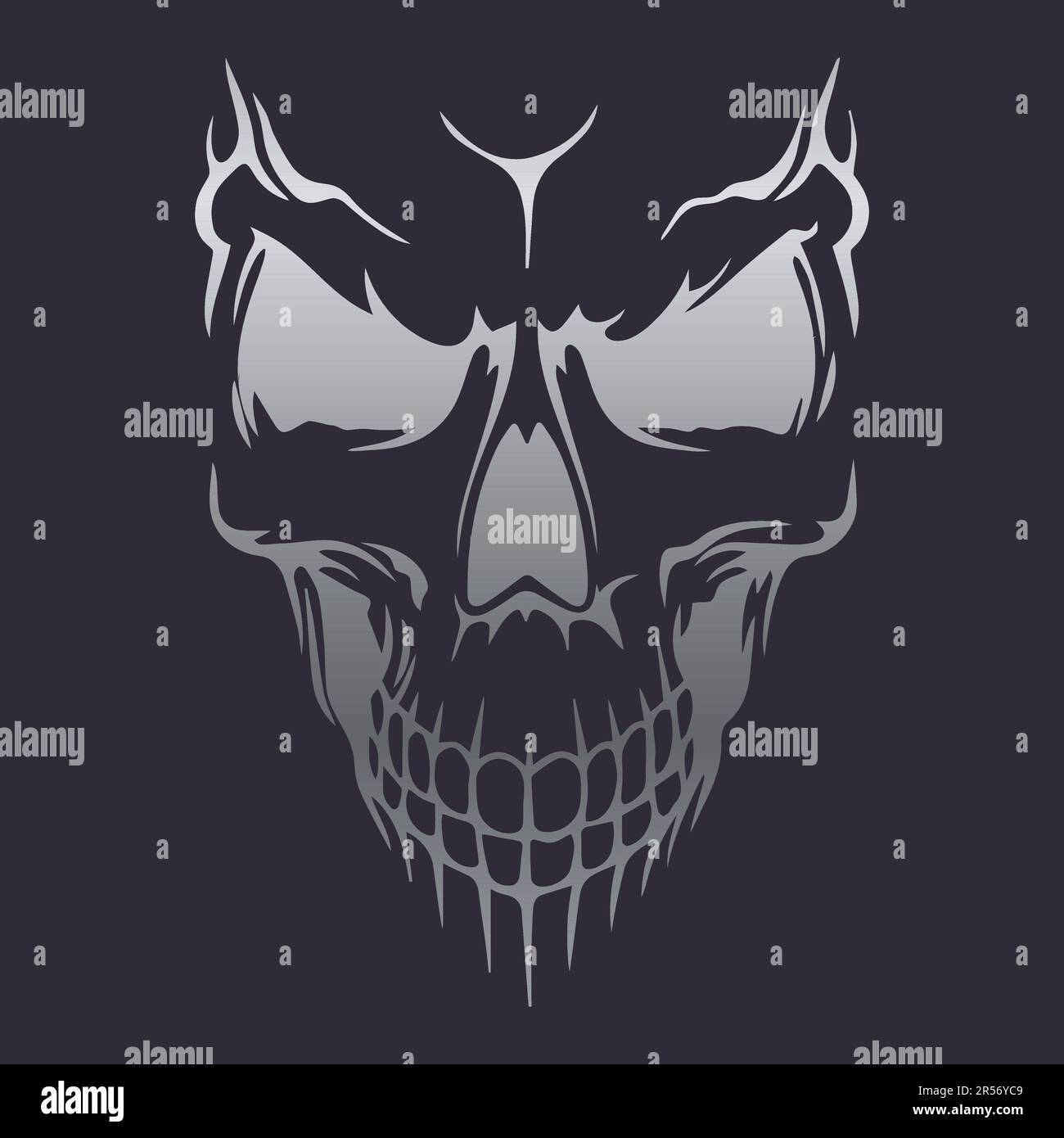 Skull and bones vector design. Editable, resizable, EPS 10, vector ...