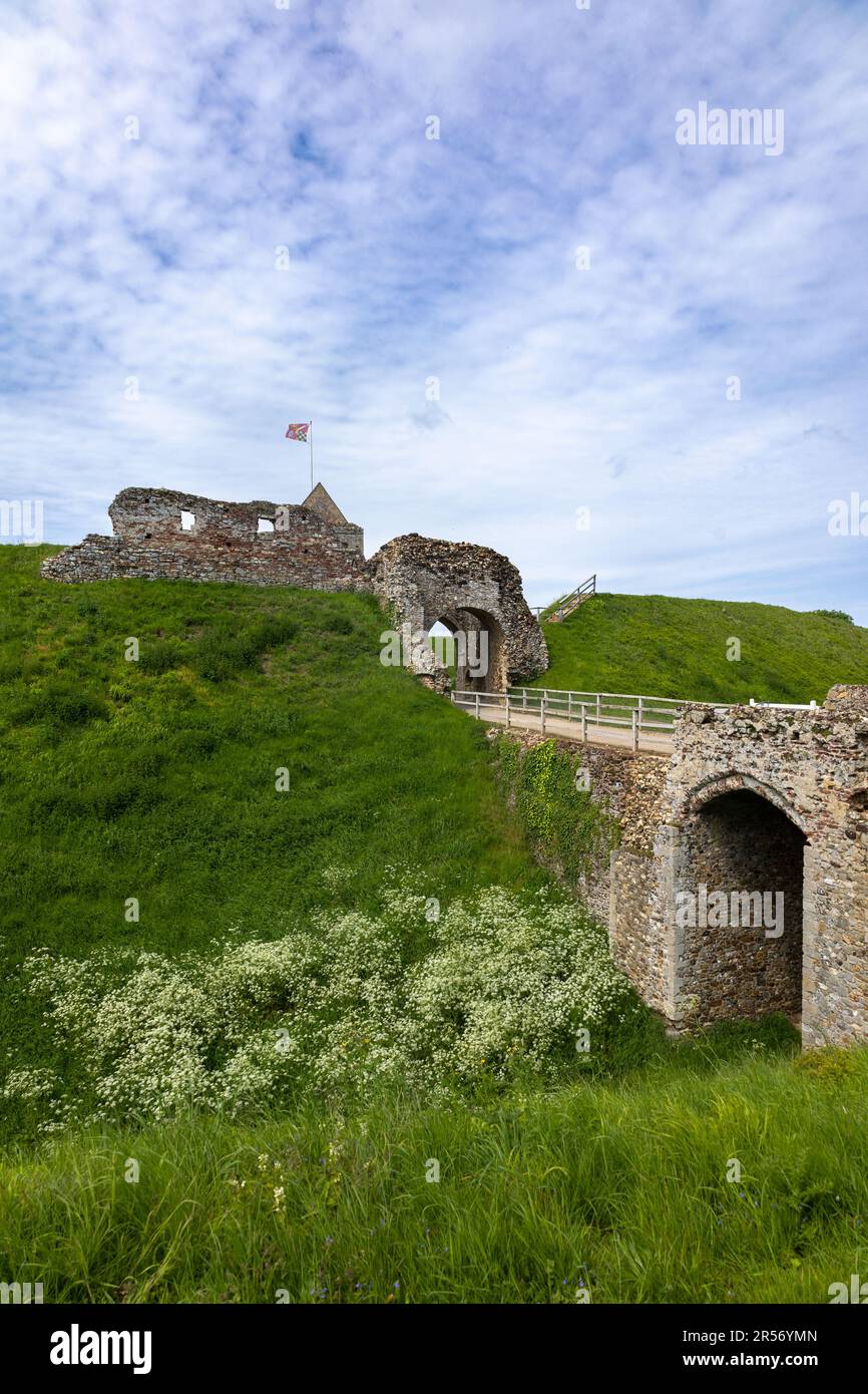 Castle Rising is a well preserved ruined castle in Norfolk, UK. Built ...