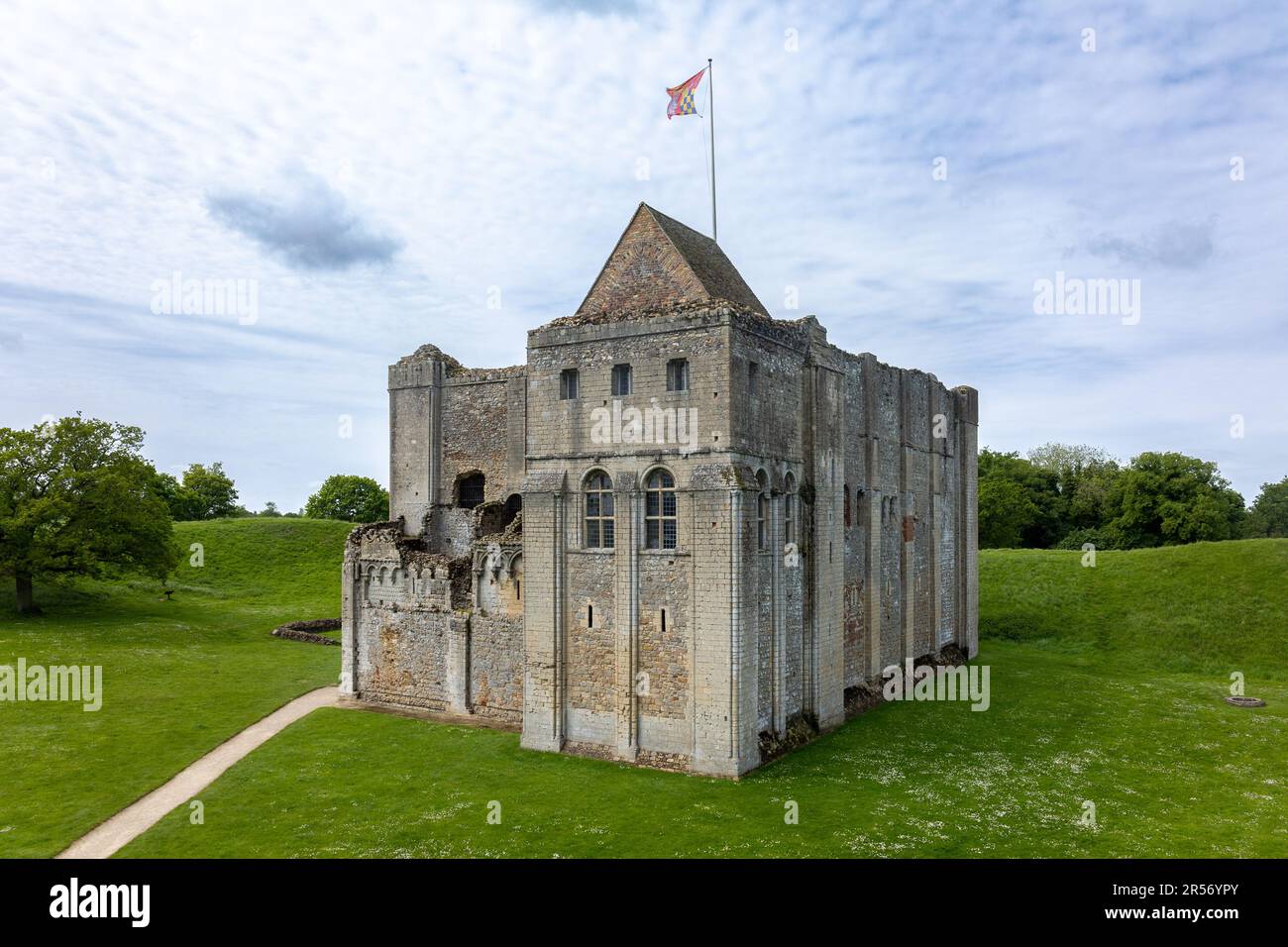 Castle Rising is a well preserved ruined castle in Norfolk, UK. Built ...