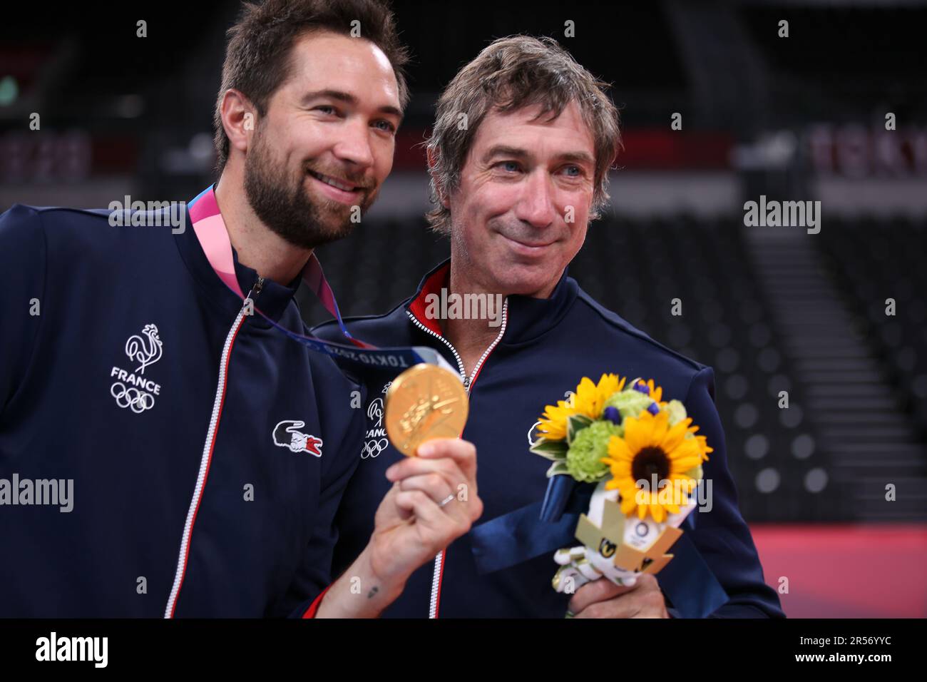 AUG 7, 2021 - Tokyo, Japan: player Kevin TILLIE and his dad head coach ...