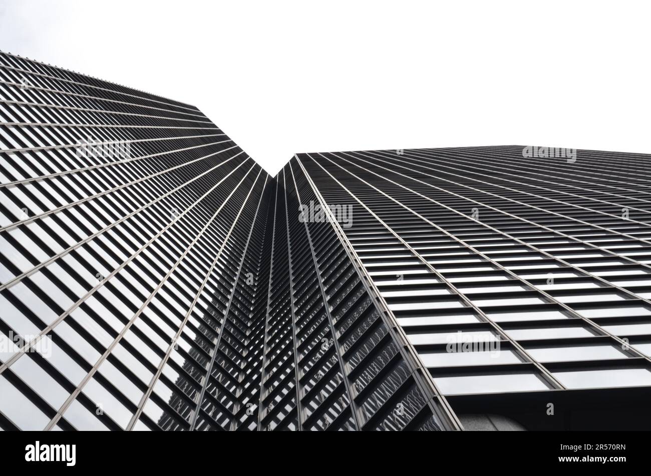 This is a look up a random skyscraper in New York city showing ...