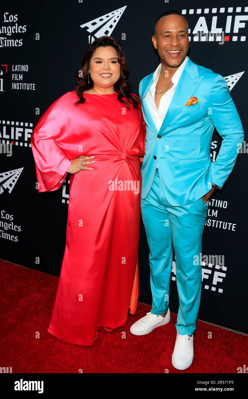 Linda Yvette Chavez und Devon Franklin bei der Eröffnung des 22. Los ...