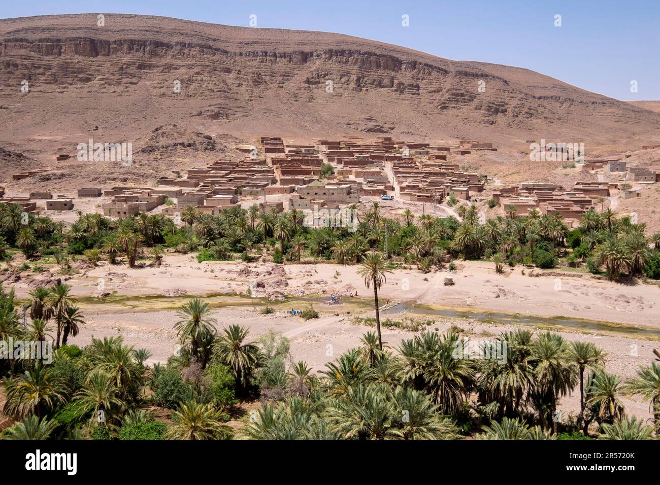 Oasis de fint. fint. morocco Stock Photo - Alamy