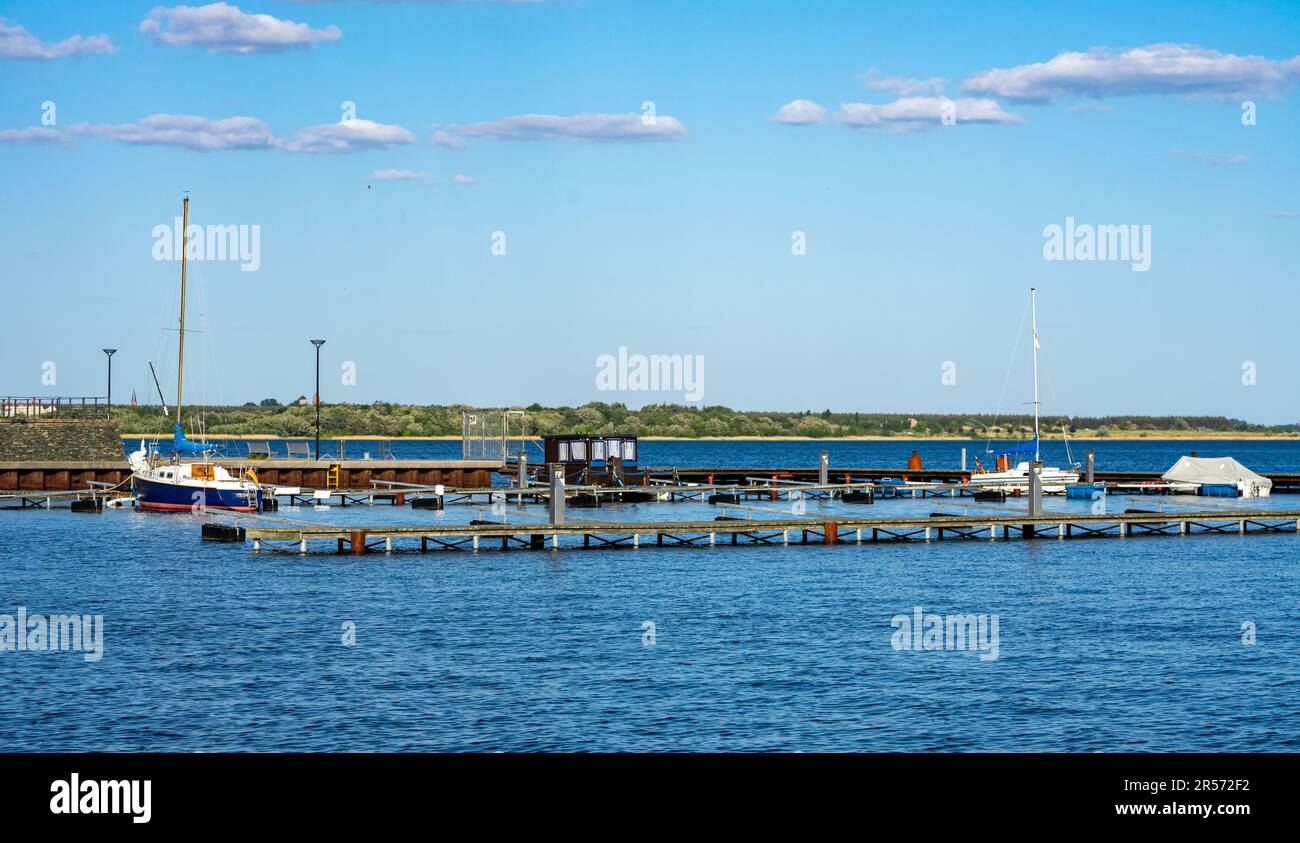 boat on the sea Bitterfeld-Wolfen East Germany Stock Photo - Alamy