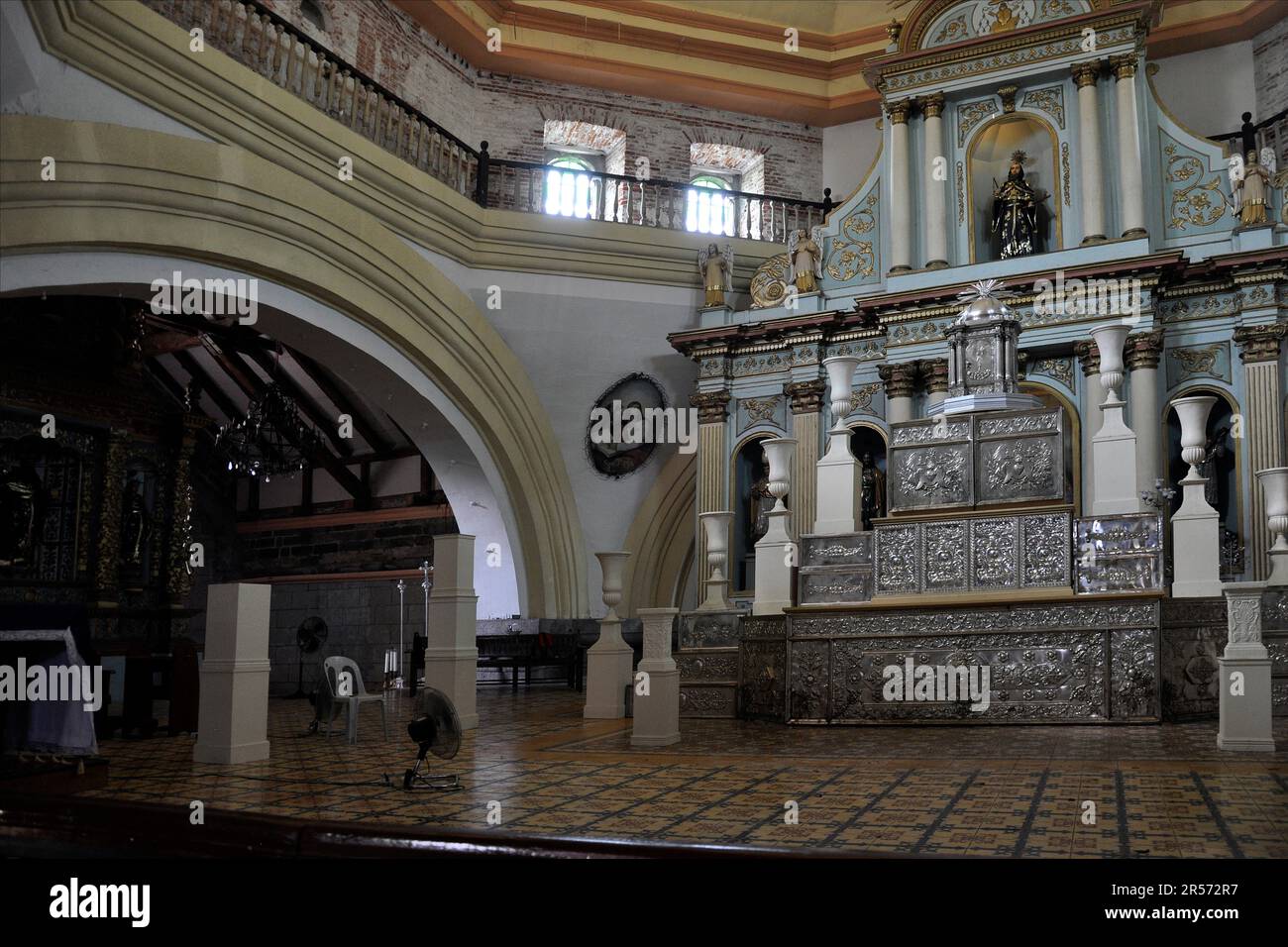 Philippines. Manila. Bacolor church Stock Photo - Alamy