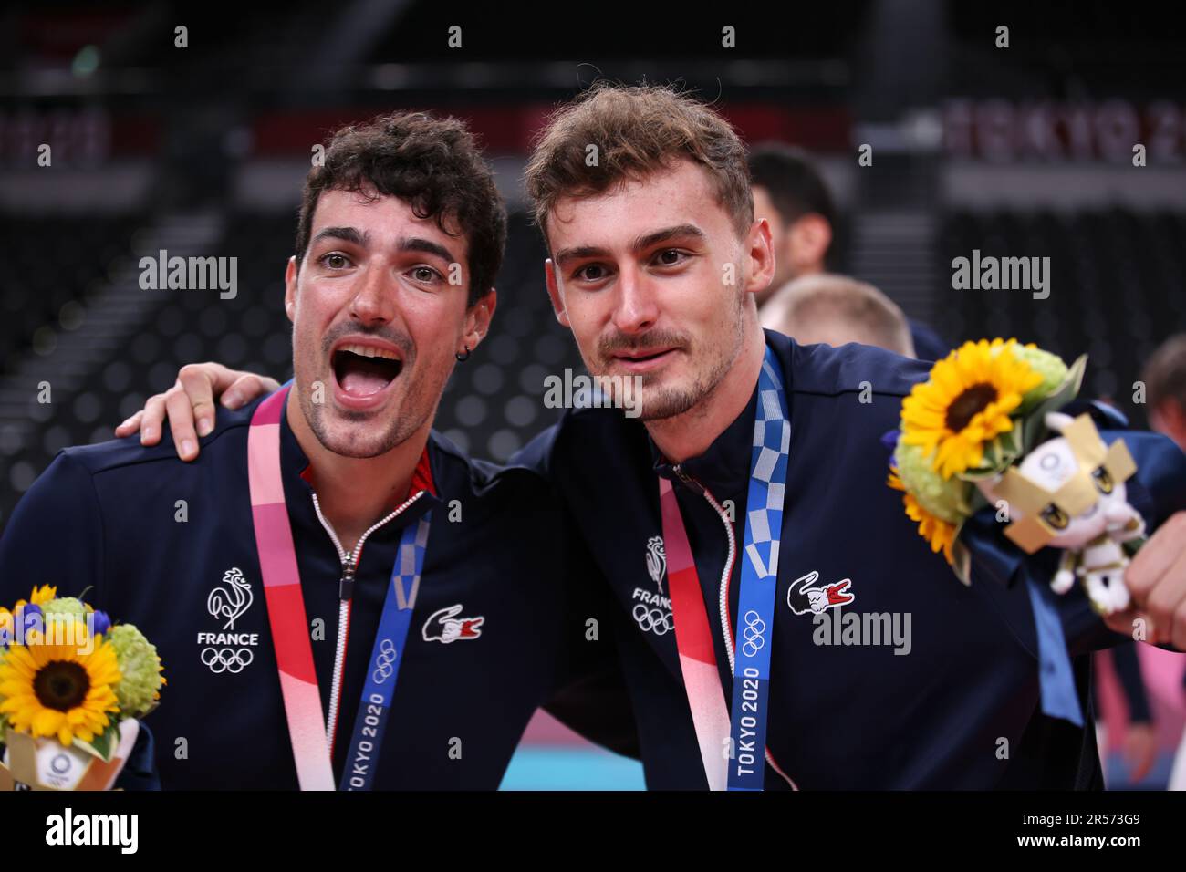 AUG 7, 2021 - Tokyo, Japan: Yacine LOUATI and Jean PATRY of Team France ...