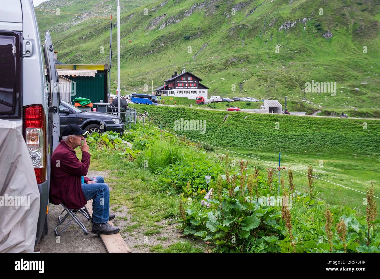 Switzerland. Canton Uri. Oberalp Pass Stock Photo - Alamy