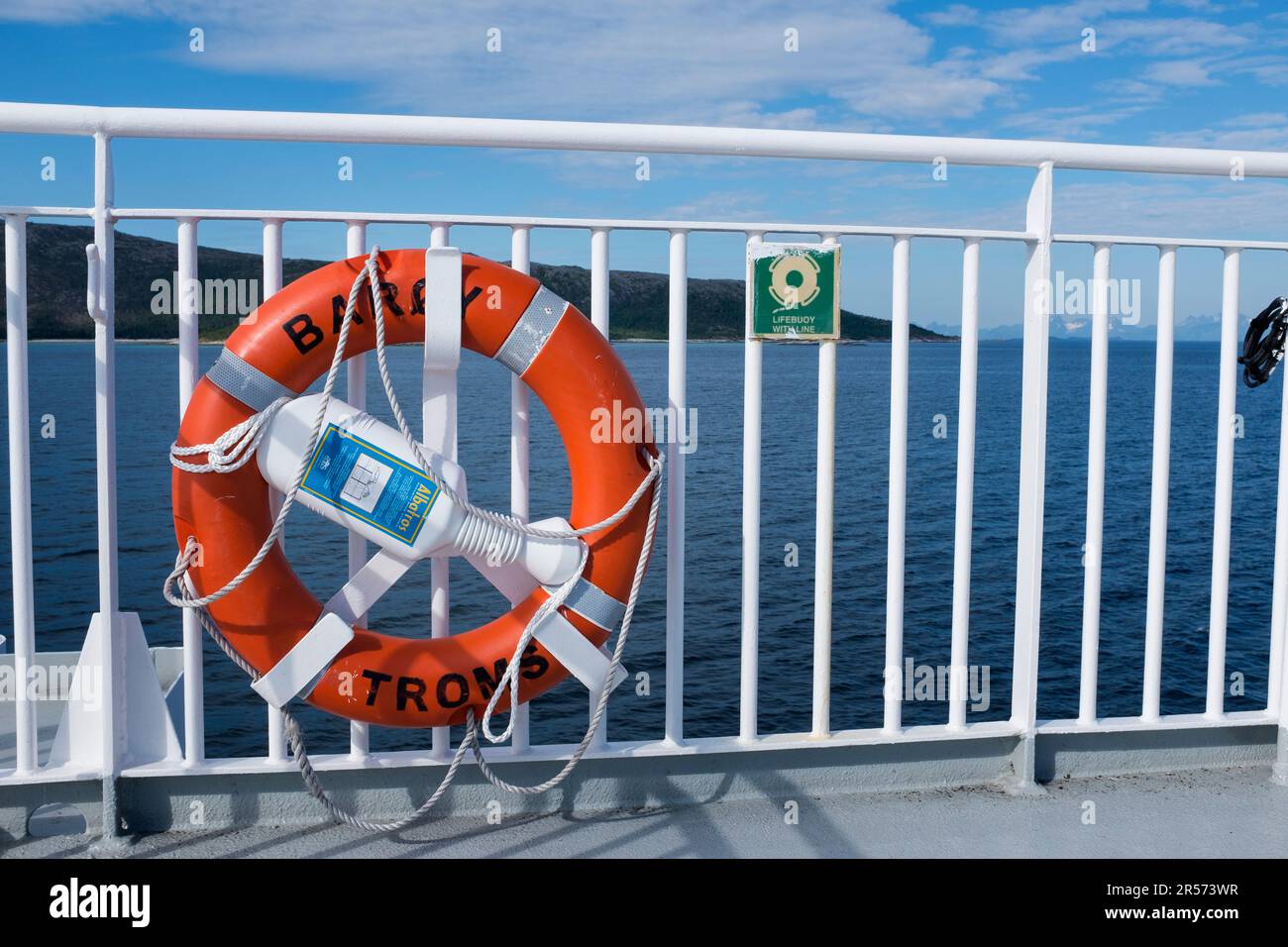 Norway. Ferry from Bognes to Lodingen Stock Photo - Alamy