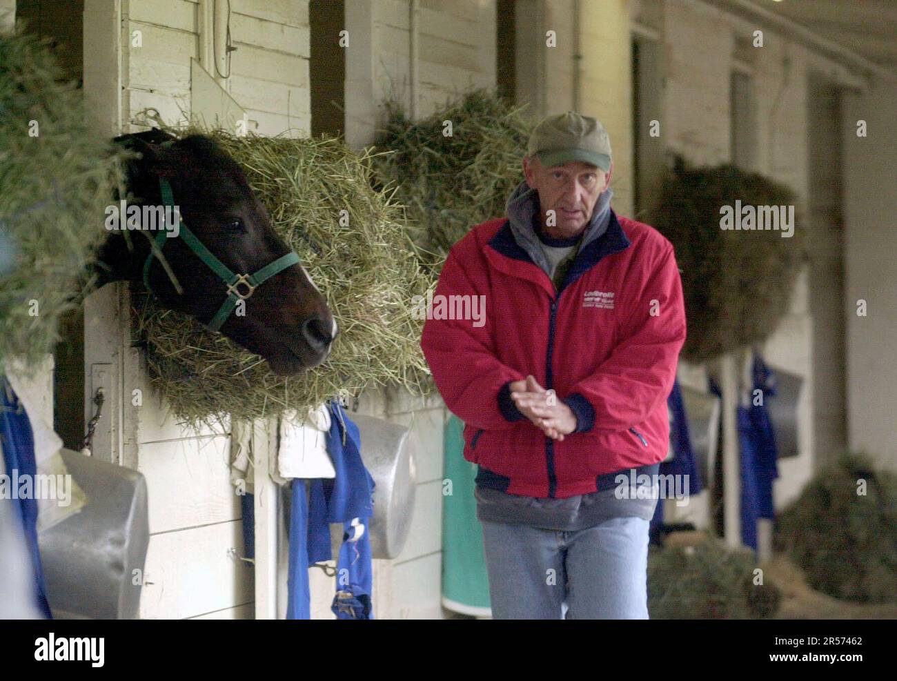 horses002.JPG Larry Ross is Ema Bovary's trainer. (The horse pictured ...