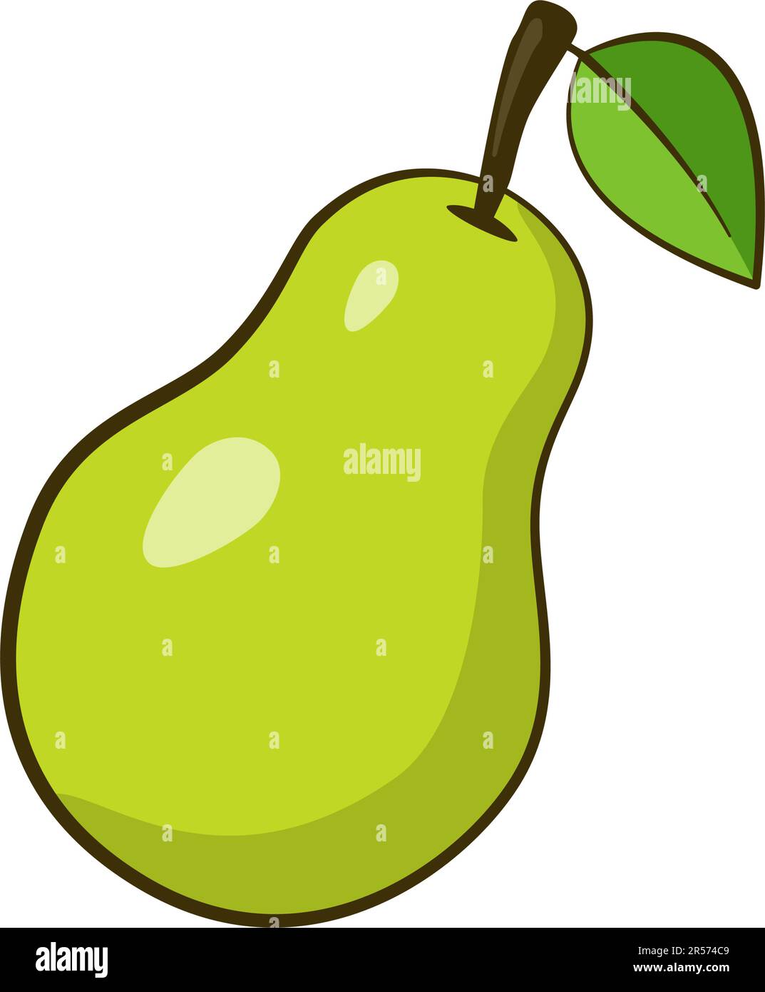 Cartoon pear hi-res stock photography and images - Alamy
