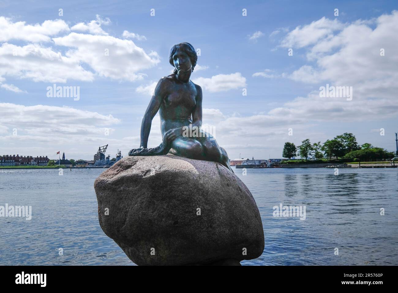 Denmark. Copenhagen. Little mermaid Stock Photo - Alamy