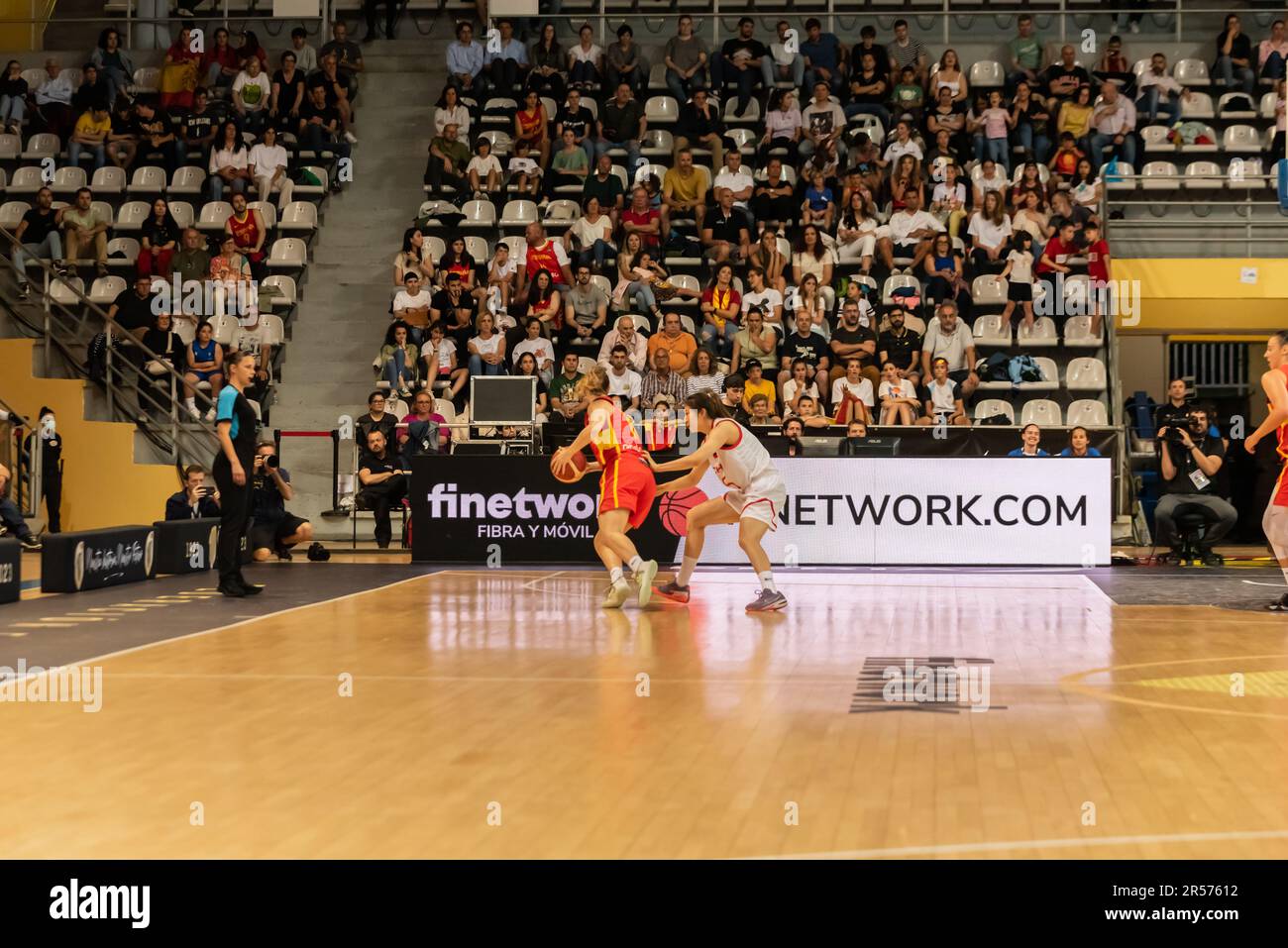 vigo, Spain. May, 26th, 2023. the team of the Spanish players perform ...