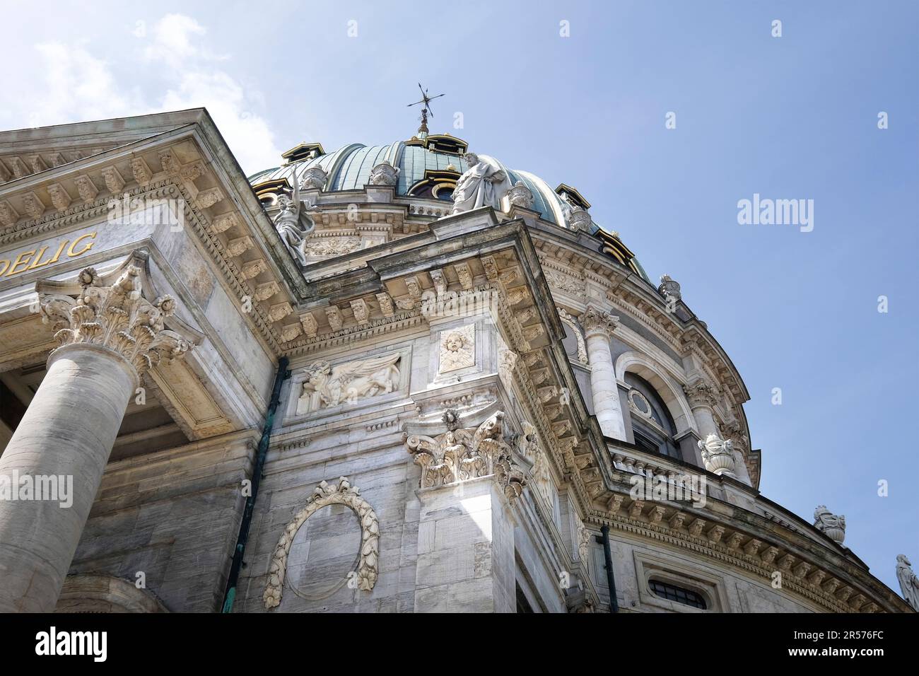 Denmark. Copenhagen. Marble Church Stock Photo - Alamy