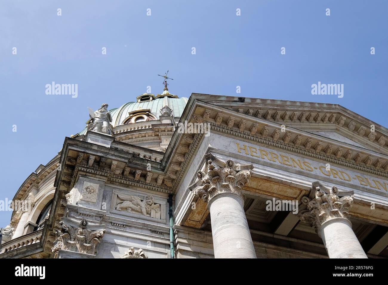 Denmark. Copenhagen. Marble Church Stock Photo - Alamy