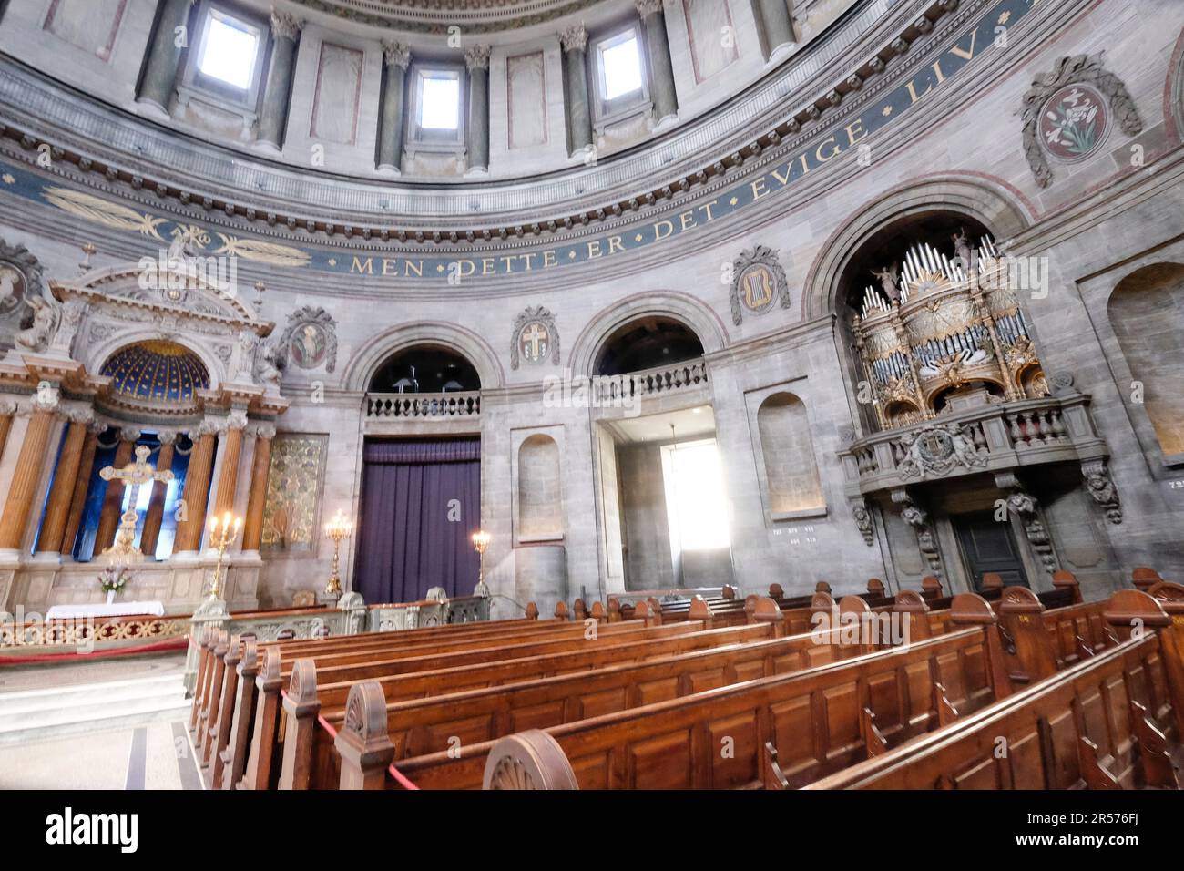 Denmark. Copenhagen. Marble Church Stock Photo - Alamy