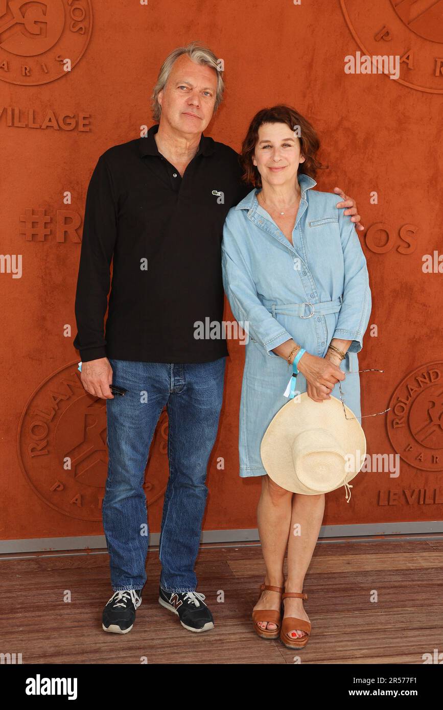 Paris, France. 01st June, 2023. Eric Viellard and Isabelle Gelinas at ...