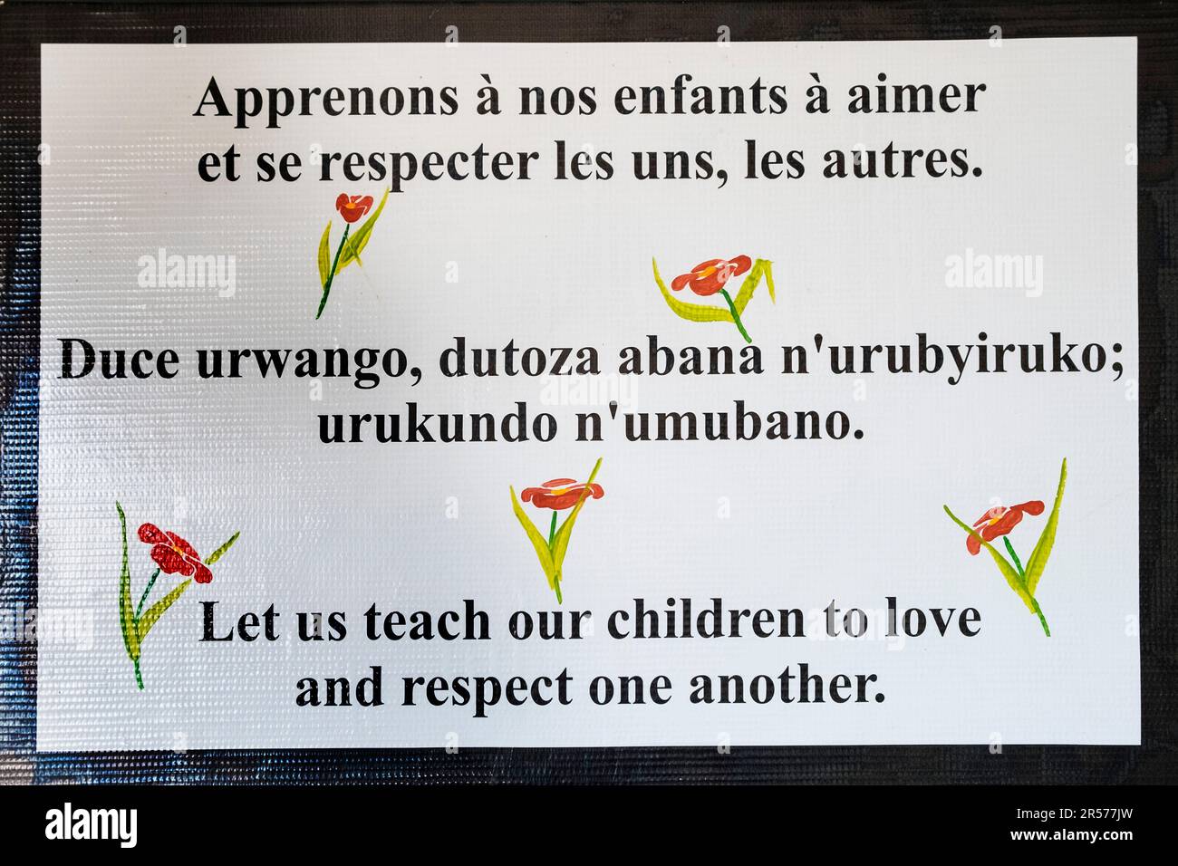 Rwanda. Kigali. Kigali Camp Memorial Stock Photo - Alamy