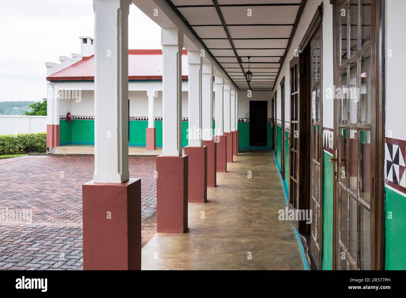 Rwanda. Nyanza. Palace of King Mutara III Rudahigwa (Rukari Stock Photo ...