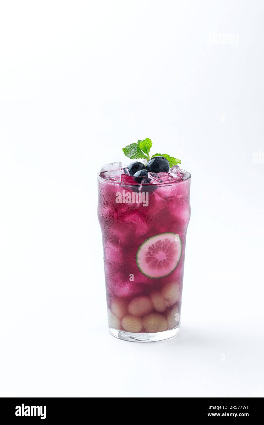 a glass of grape juice Stock Photo - Alamy