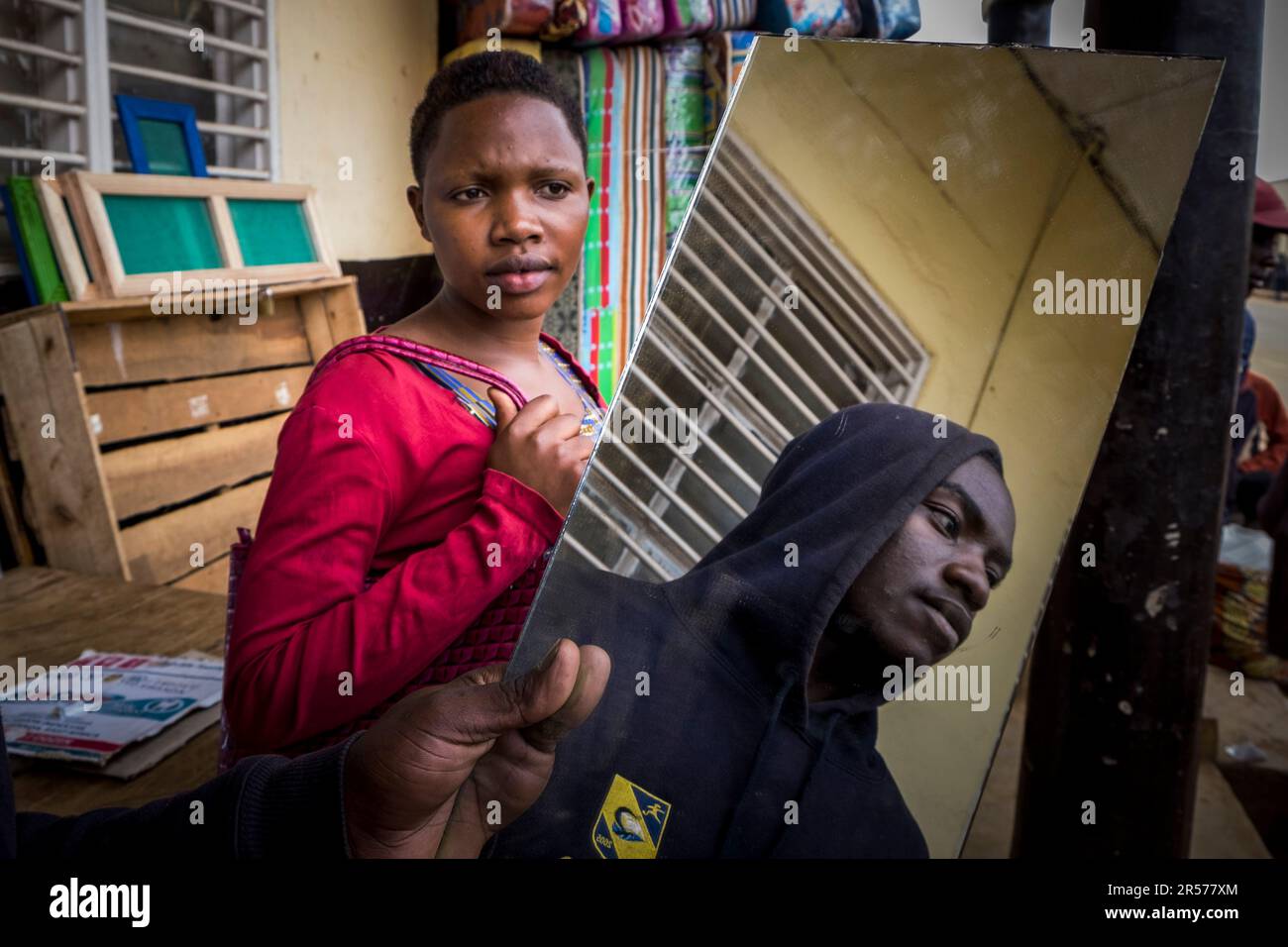 Rwanda. Cyangugu. daily life Stock Photo - Alamy