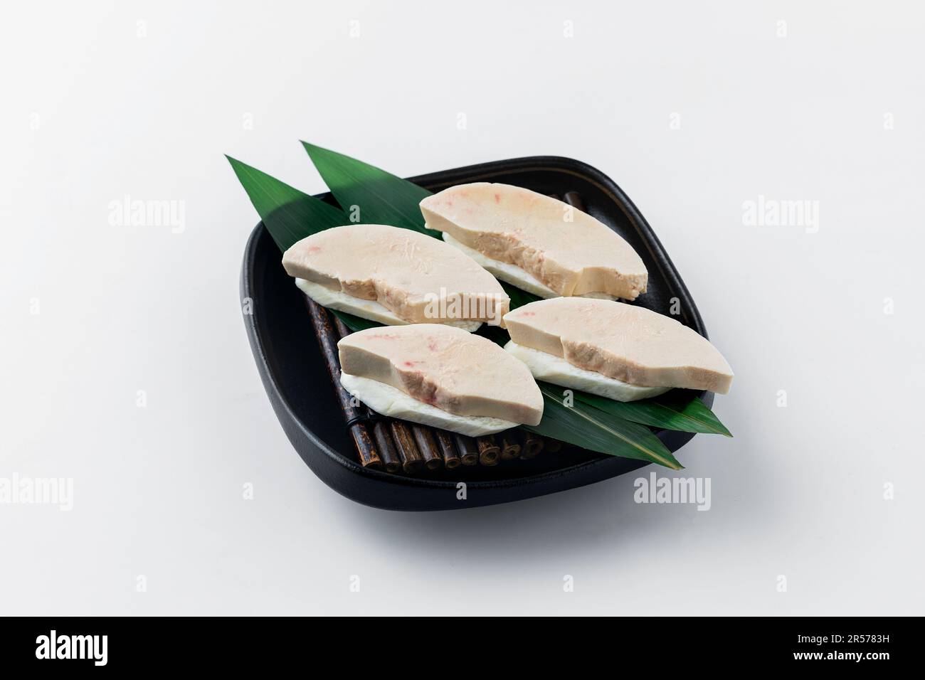 slices Foie gras （Goose Liver）for Japanese bbq or Korea bbq。 Stock ...