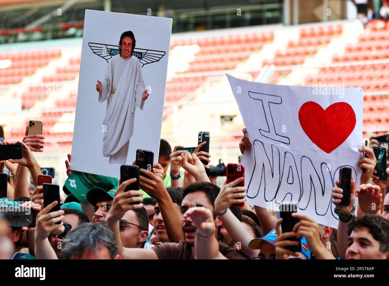Barcelona, Spain. 01st June, 2023. Fernando Alonso (ESP) Aston Martin ...