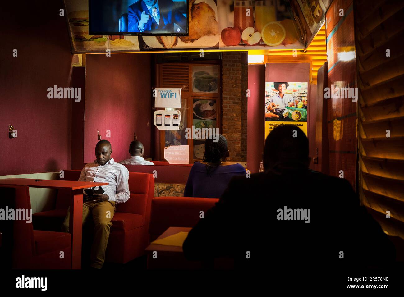 Rwanda. Kigali. local restaurant Stock Photo - Alamy