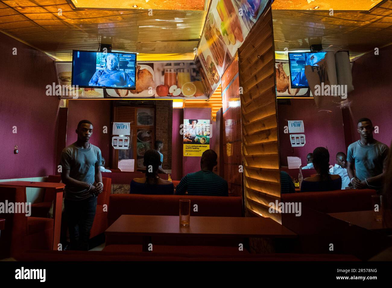 Rwanda. Kigali. local restaurant Stock Photo - Alamy