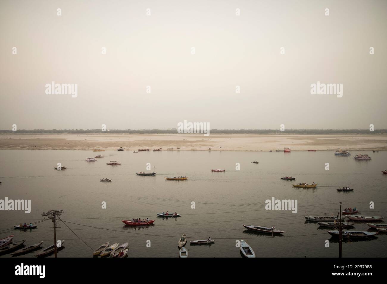 India. Varanasi. landscape Stock Photo - Alamy