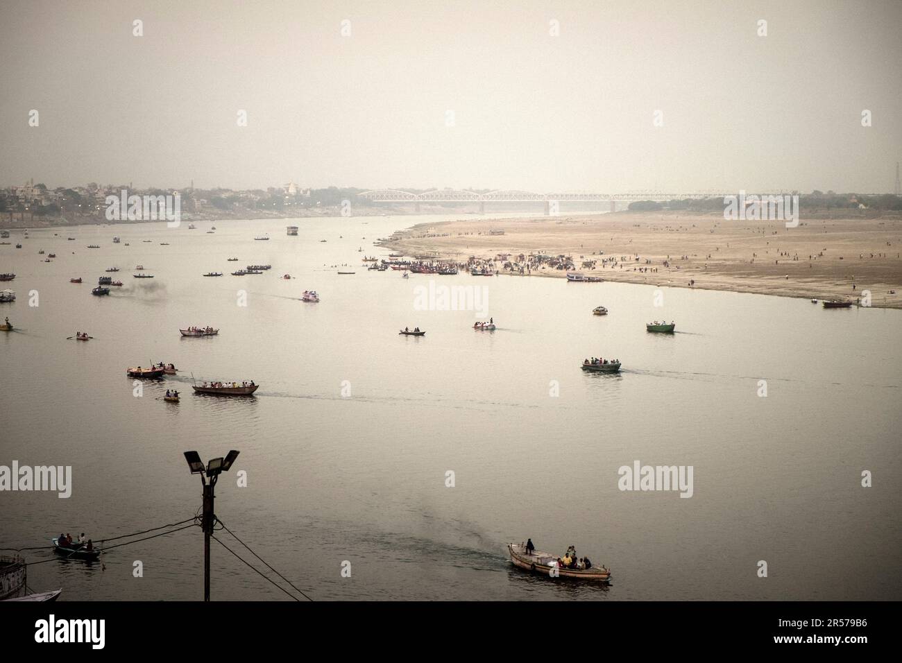 India. Varanasi. landscape Stock Photo - Alamy