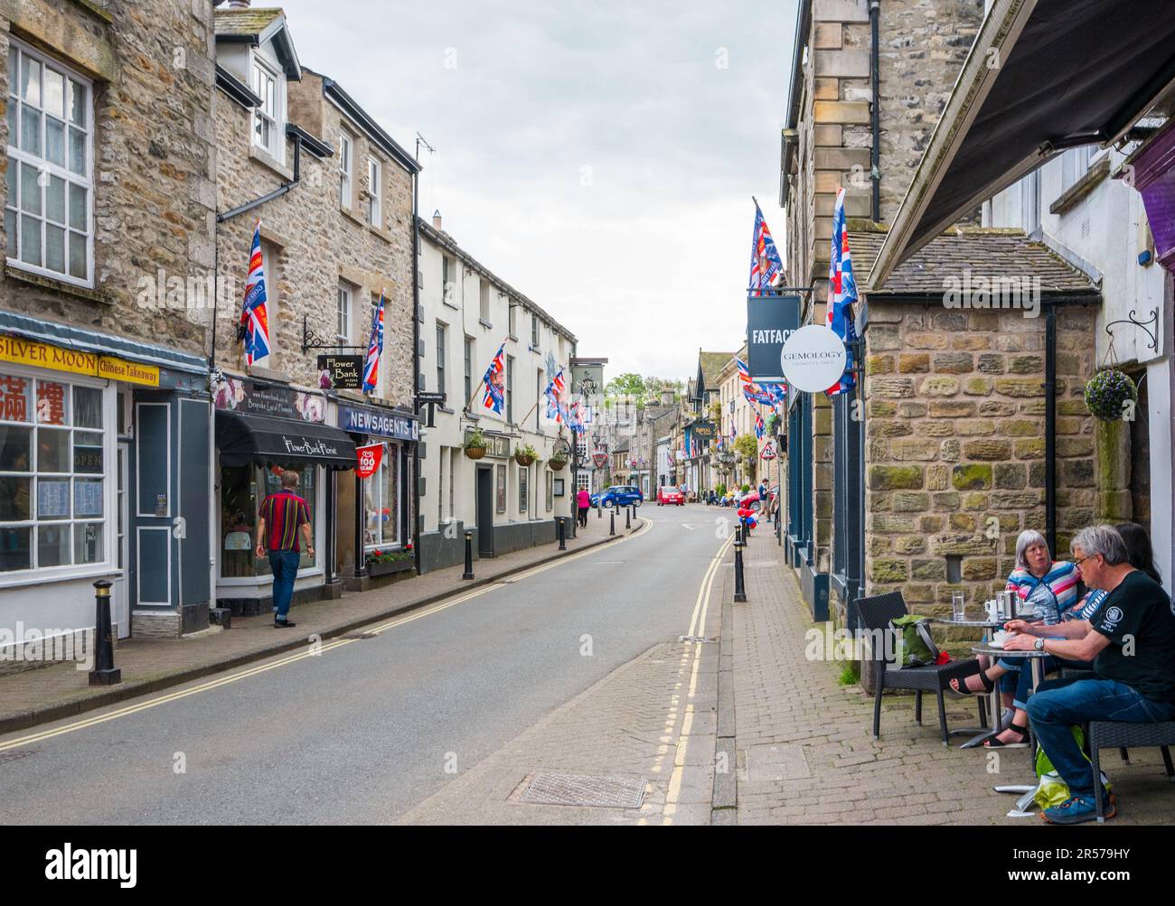 The Yorkshire historic market town of Kirkby Lonsdale Stock Photo - Alamy