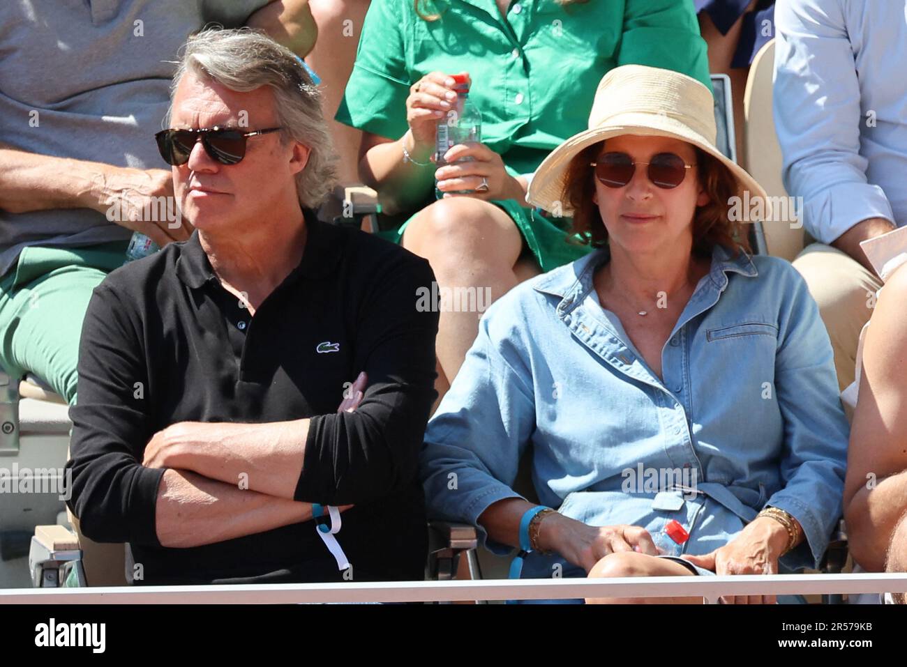 Paris, France. 01st June, 2023. Eric Viellard and Isabelle Gelinas in ...
