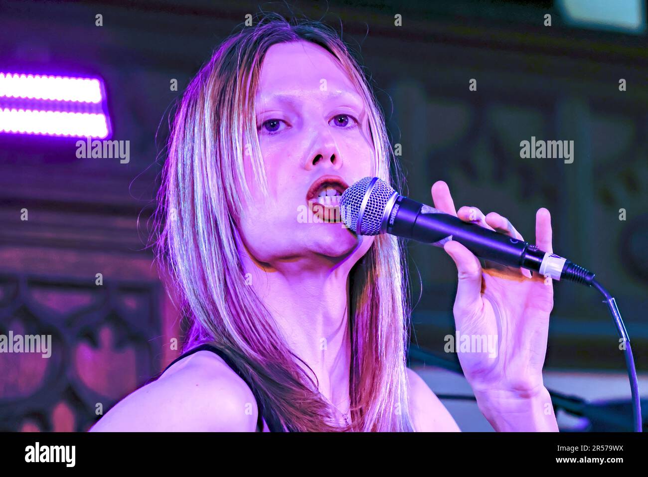 City of Brighton & Hove, East Sussex, UK. Alice Low performing at One ...