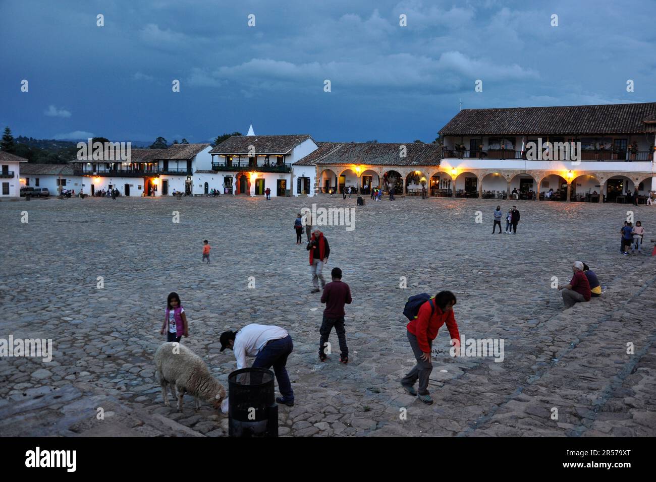 Day. City. Andes. America. Travel. Old Town. Villa De Leyva. De Leyva ...