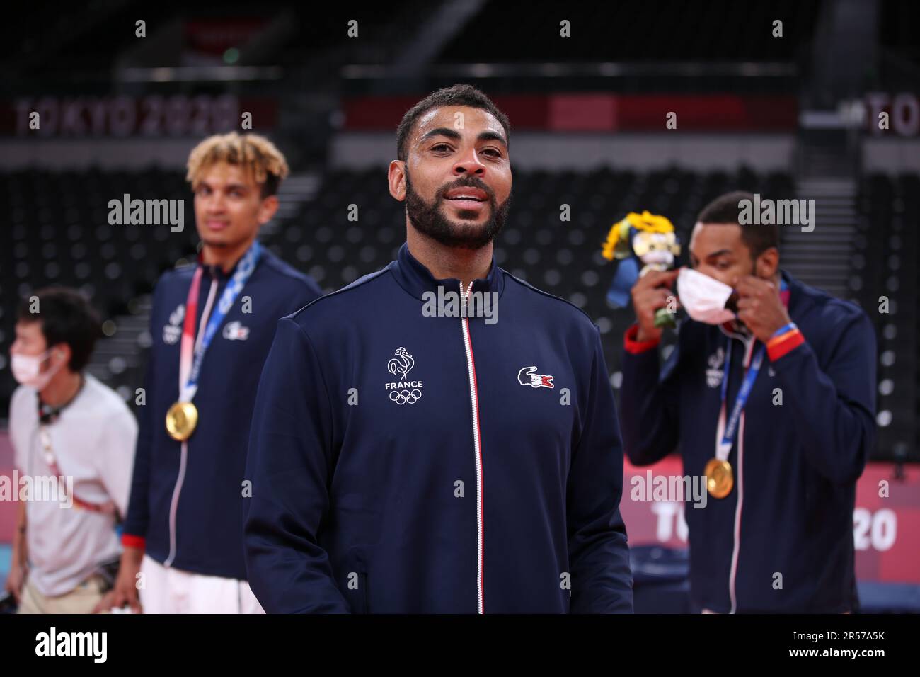 AUG 7, 2021 - Tokyo, Japan: Earvin NGAPETH of Team France wins the Gold ...