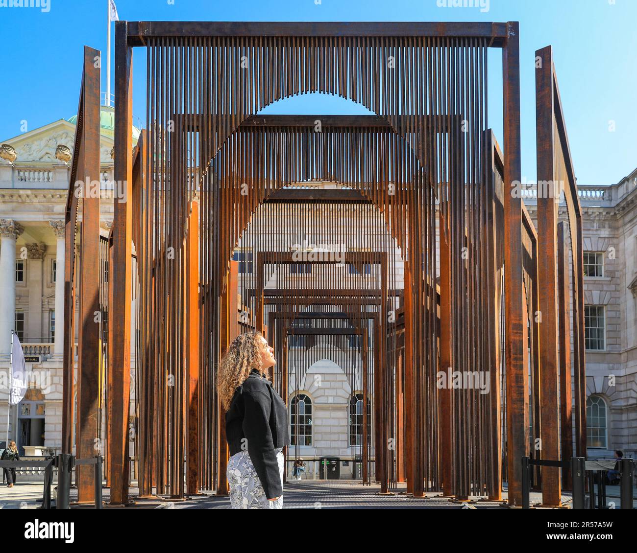 London, UK. 1st June, 2023. Staff pose with the installation. Turkey's ...