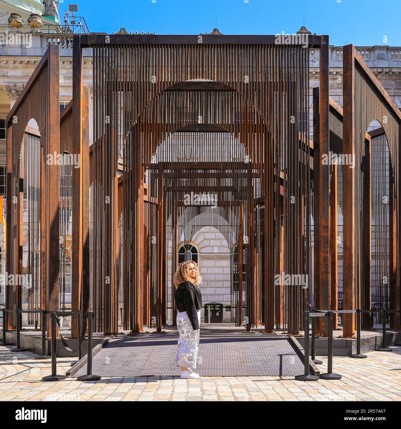 London, UK. 1st June, 2023. Staff pose with the installation. Turkey's ...