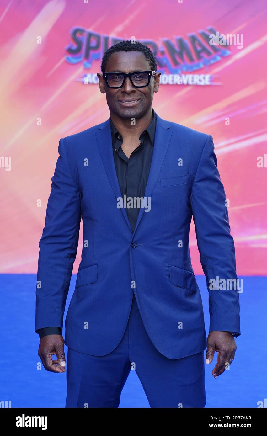David Harewood attending the UK gala screening of Spider-Man: Across ...