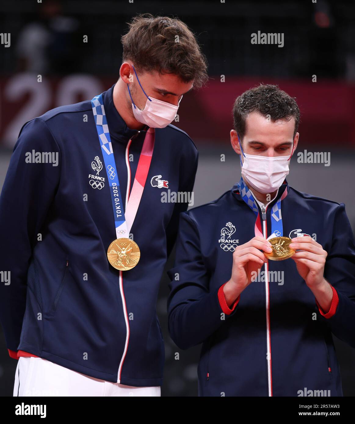 AUG 7, 2021 - Tokyo, Japan: Jean PATRY and Benjamin TONIUTTI of Team ...
