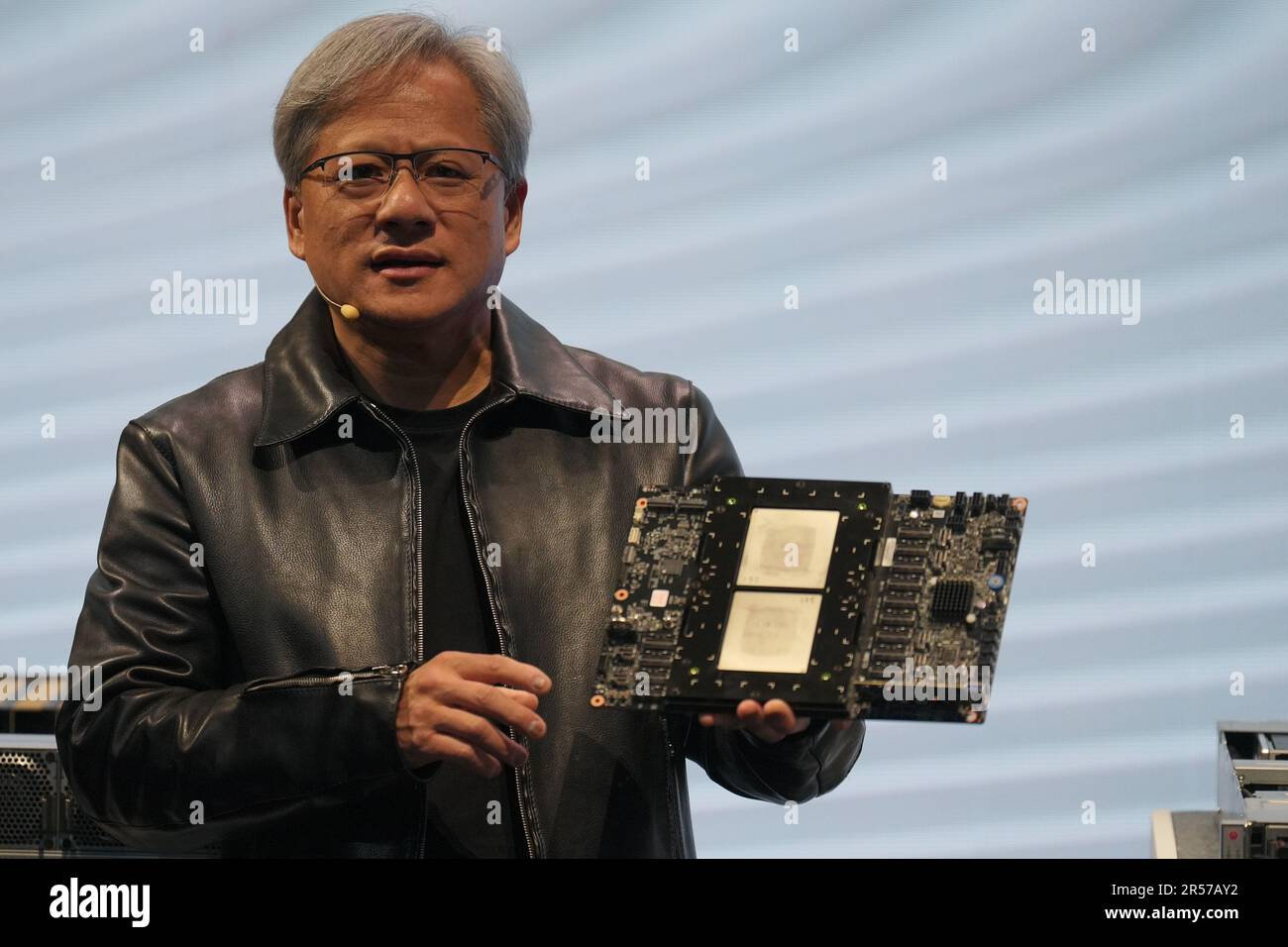 Taipei, Taiwan. 01st June, 2023. Jensen Huang, President of NVIDIA ...