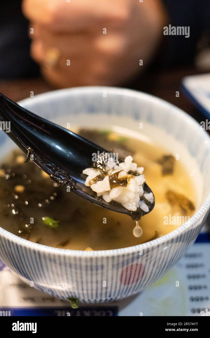 Ochazuke, green tea over rice, Tokyo, Japan Stock Photo - Alamy
